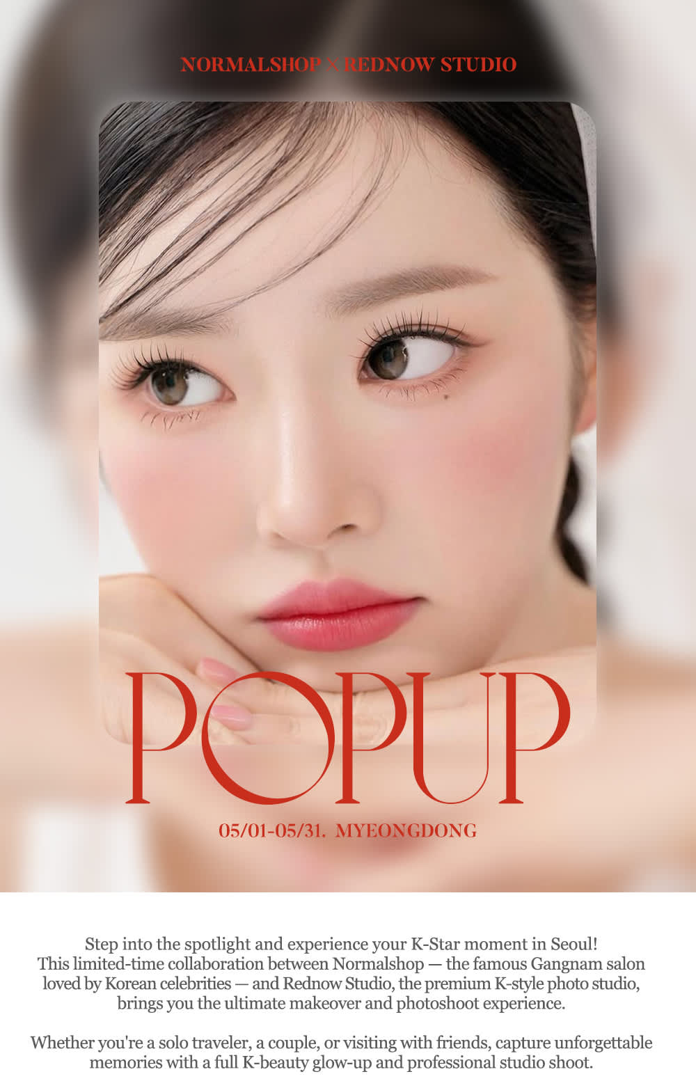 K-Styling & Pro Makeup in Myeongdong | Pop-up by Normalshop - Klook Россия